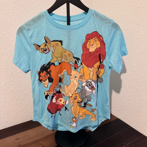 Disney | Tops | Disney Light Blue Lion King Characters Tee | Poshmark